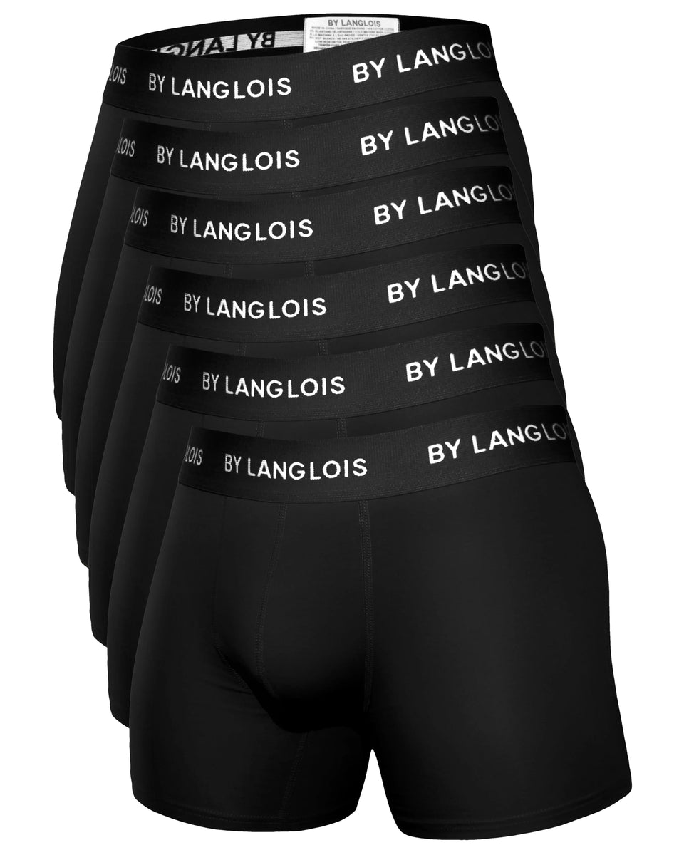 6-PACK BOXEURS PERFECT FIT NOIR – BY LANGLOIS™ | Official Store