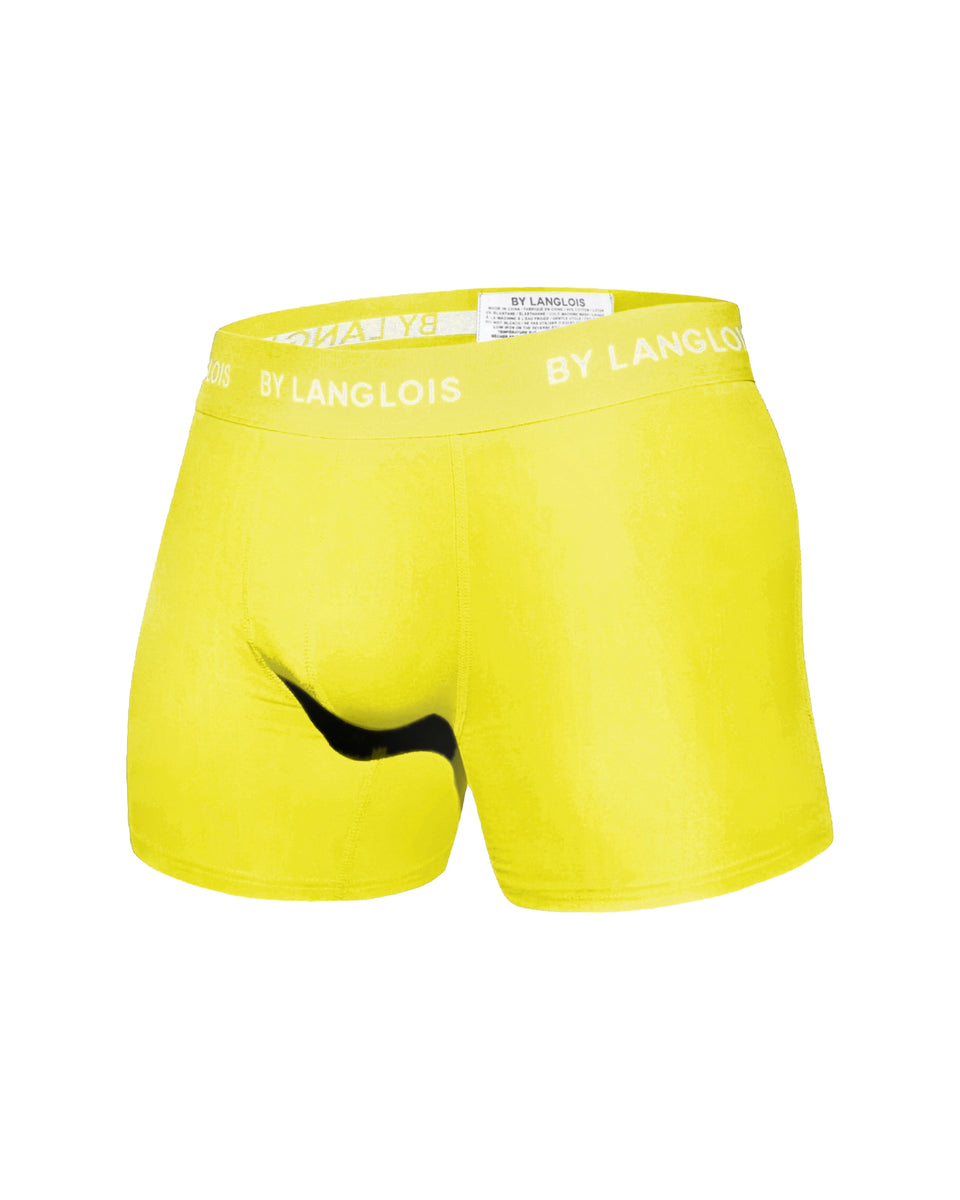 PERFECT FIT BOXER BRIEF IN PURE LEMON – BY LANGLOIS™ | Official Store